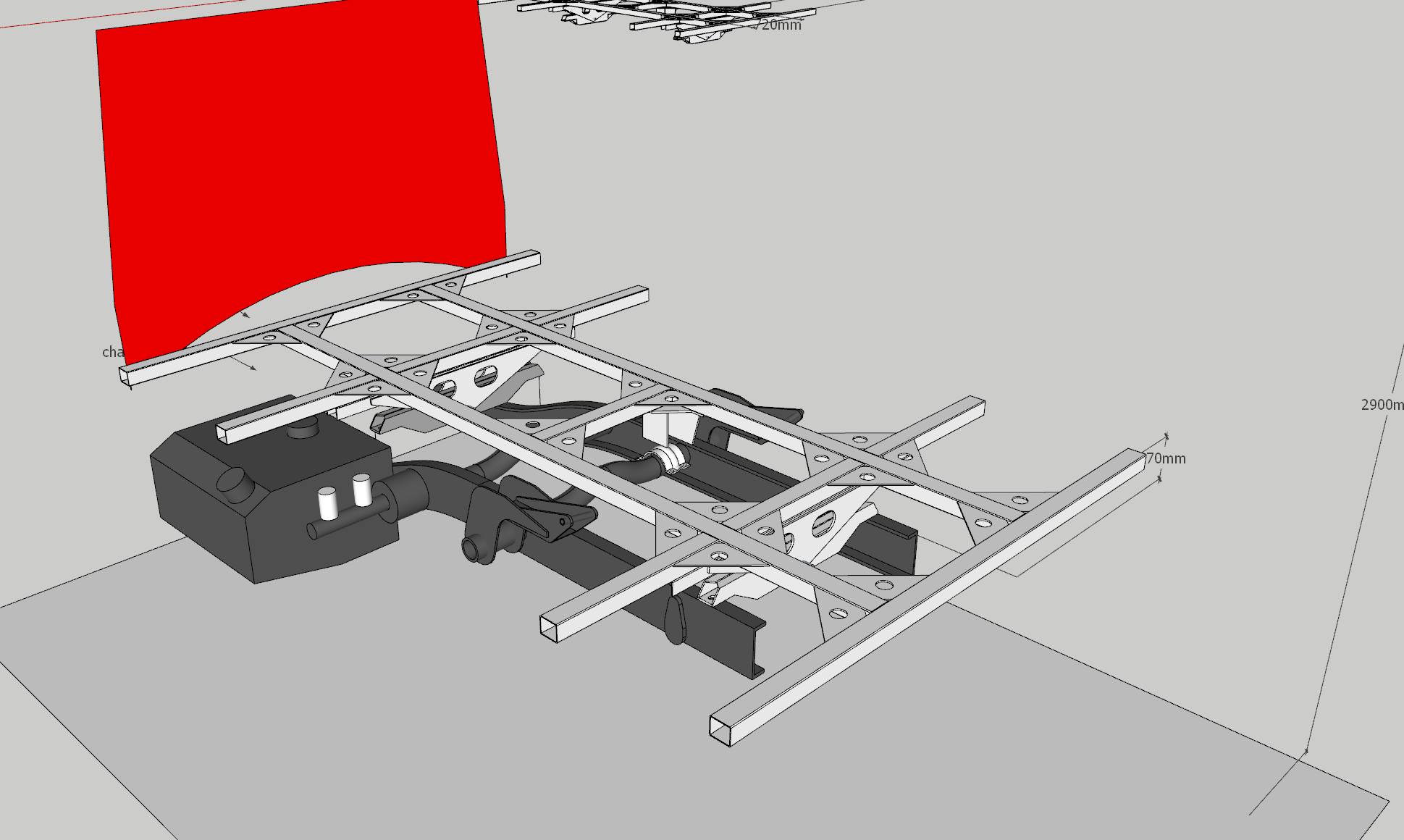 Subframe design – Blue Beast Mog