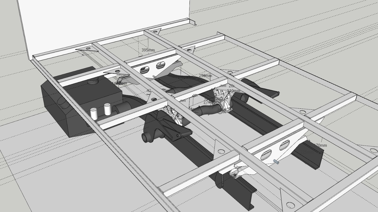Subframe design – Blue Beast Mog